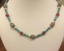 Popular items for turquoise heishi on Etsy