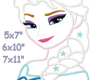 Elsa applique | Etsy