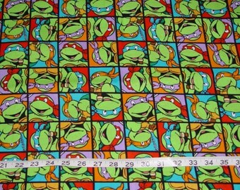 Popular items for tmnt fabric on Etsy