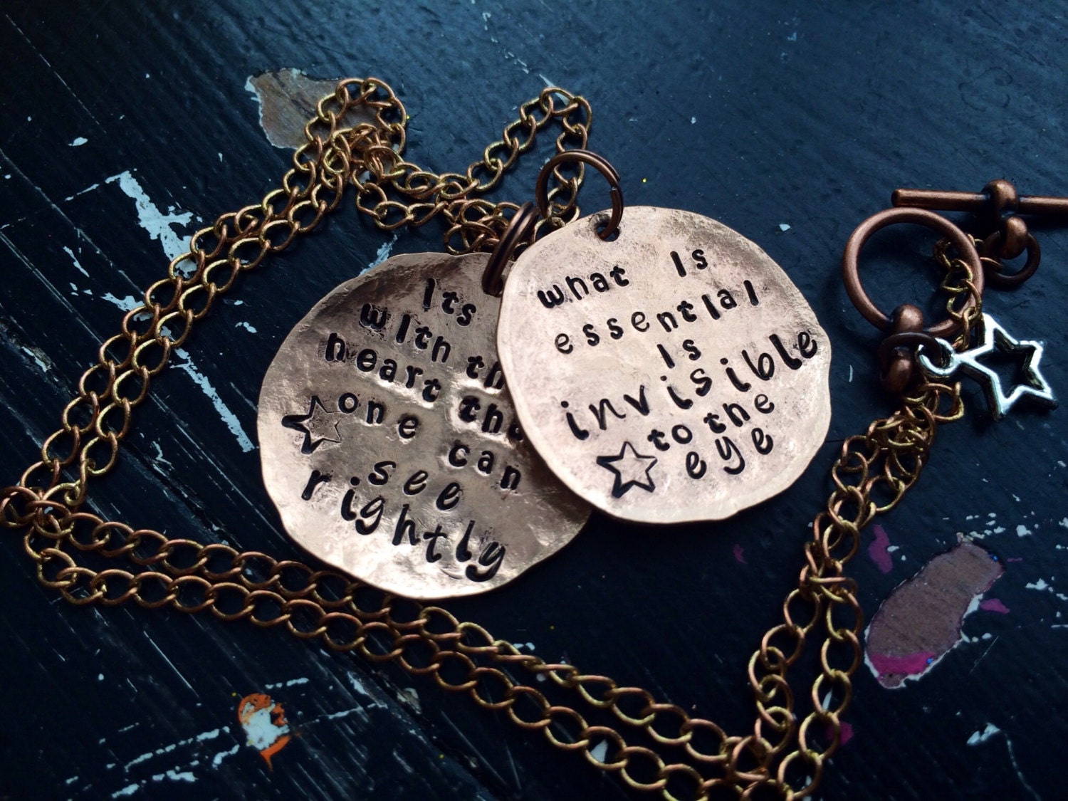 The Little Prince copper necklace It's only with the by CENTiment