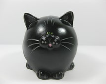 Popular items for cat piggy bank on Etsy