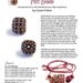 TUTORIAL Puff Beaded Bead with Super Right Angle Weave and