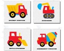 Popular items for construction nursery on Etsy
