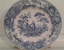 Handmade and vintage items related to blue and white china | Etsy