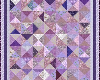 Purple quilt kit | Etsy
