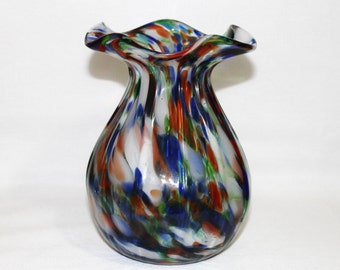 Ruffled rim vase | Etsy