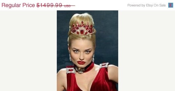 RED QUEEN DELUX Crown replica from Once Upon by MEDICINAdesigns