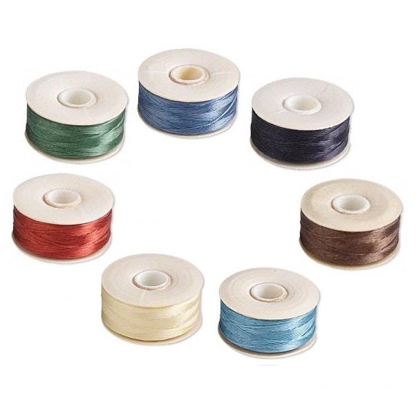 Nymo Nylon Monocord Thread. Mixed Colors Size OO. 7 by WananBeads