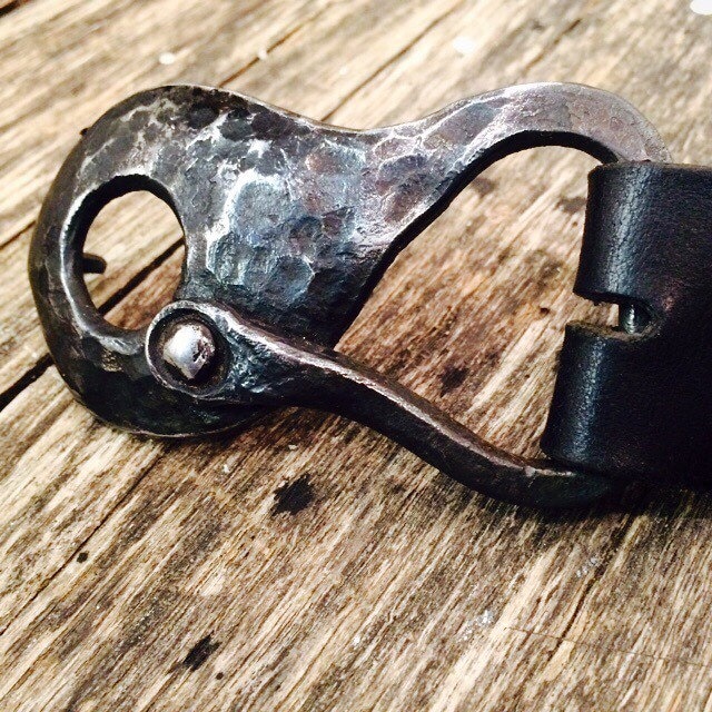 Blacksmith belt buckle