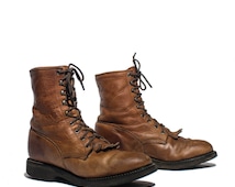 Popular items for justin roper boots on Etsy
