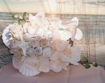 Starfish and Seashell Bouquet by SlyCreationsBouquets on Etsy