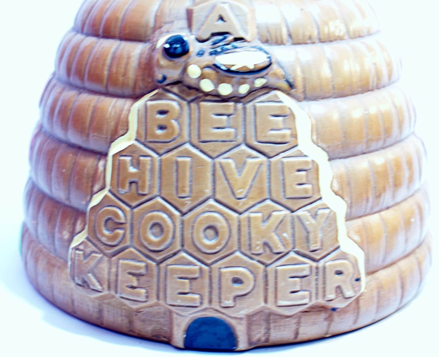 Cookie Jar Beehive Vintage William H. Hirsch by DoorCountyVintage