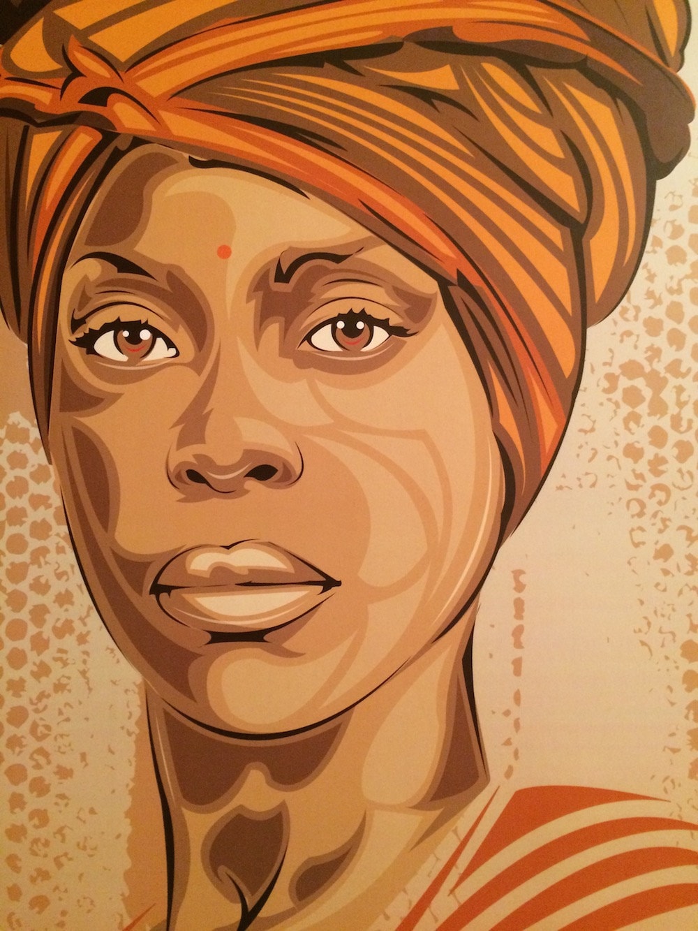 Erykah Badu Baduist Digital Art Print