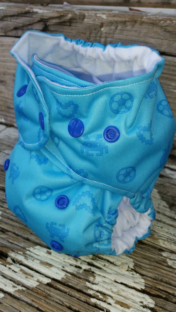 Alien Games One Size Pocket Diaper
