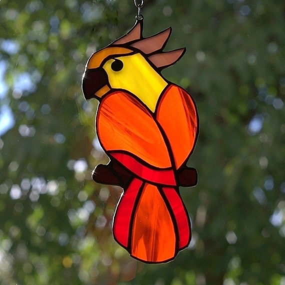 Stained Glass Macaw
