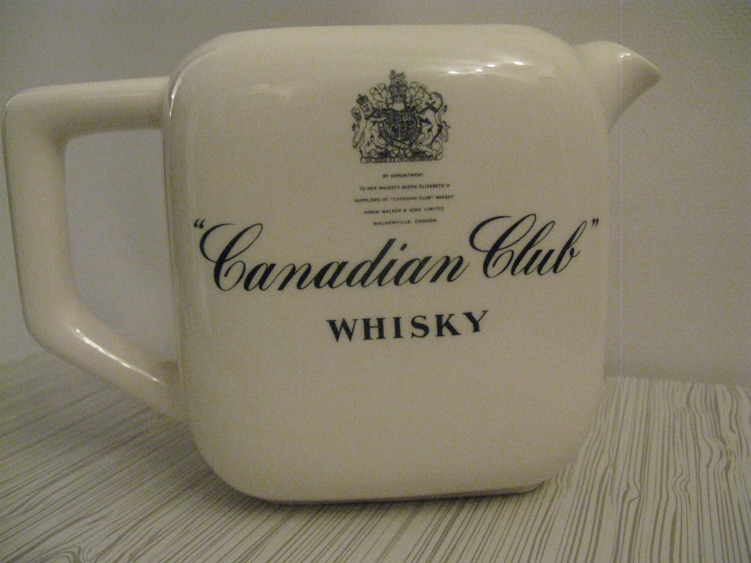 Mid Century Modern Canadian Club Whisky Collectible Pitcher – Haute Juice