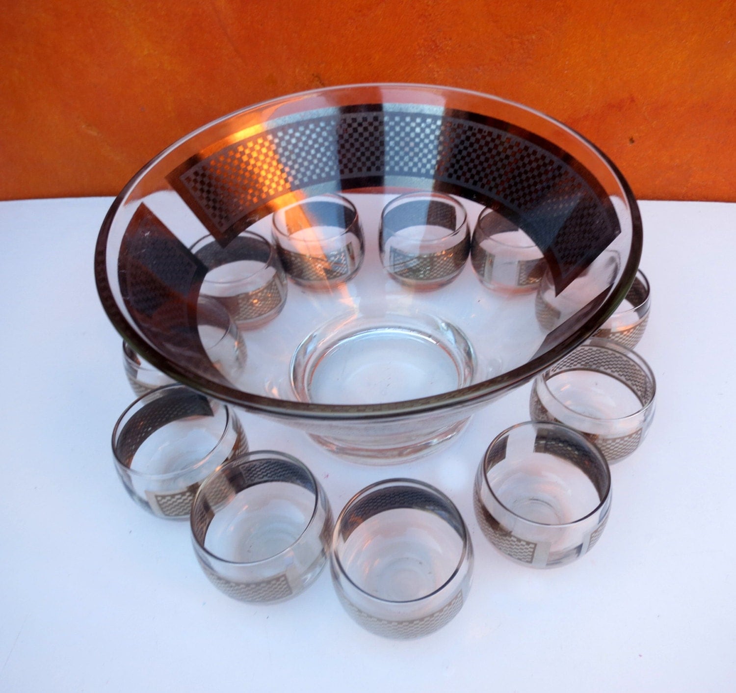 Atomic Cocktails. Vintage 1950s 1960s Mid Century Modern Roly Poly 12 ...