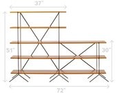 Retro Mid Century Modern Modular Shelving and Storage by GoShelves