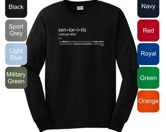Senioritis | Etsy