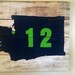 Seahawks sign Washington state wood sign 12th man sign