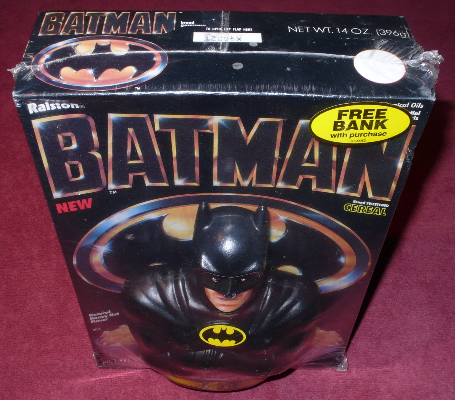 UNOPENED box BATMAN 1989 movie cereal with by OtherWorldAntiques