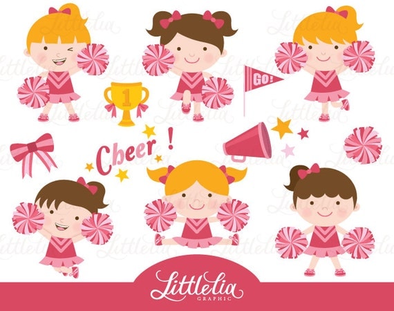 Cheerleader clipart cheers clipart Dance clipart 15009