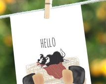 Popular items for funny dog card on Etsy