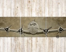 Aviation Decor Set of 3 Art Prints - Airplane Decor - Airplane Art ...