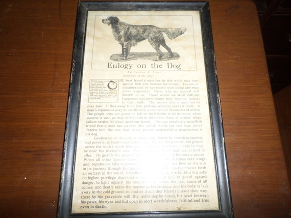 Early 1900's Framed Speech by Senator George by AlexandersAtticVa