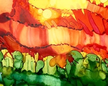 Popular items for alcohol ink painting on Etsy