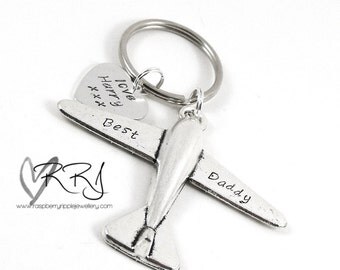 Stamped key ring | Etsy