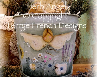 Feather Tree Angel Terrye French email by PaintingWithFriends
