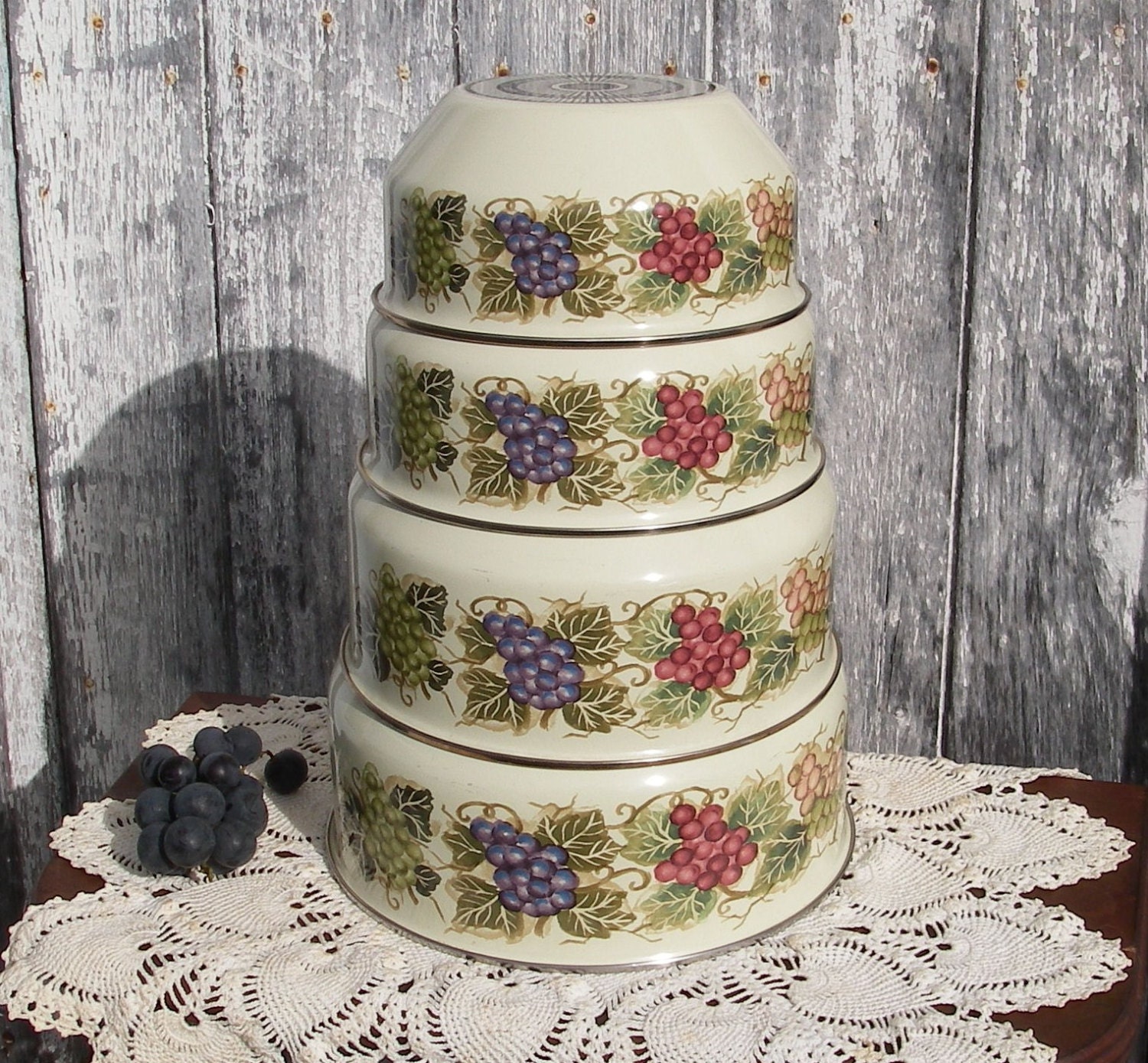 Vintage Cookware Set of 4 Vitroceramic Gas Electric Induction