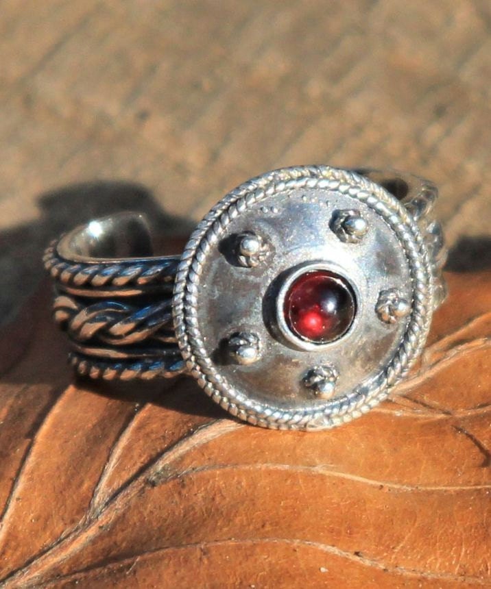 ANTICA ROMA Ancient Rome Sterling Silver Ring Jewel Jewelry