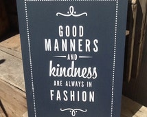 Popular items for kindness sign on Etsy