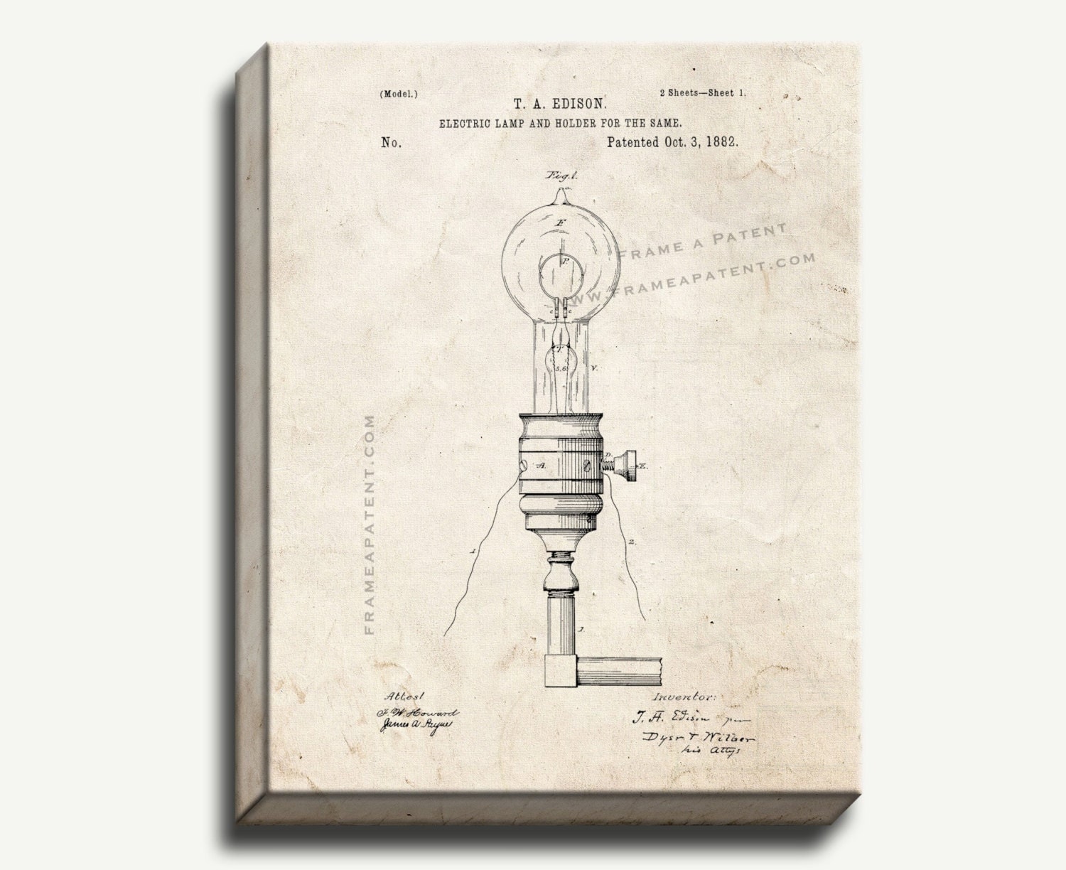 Patent Prints Patent Art Prints and Patent Posters by FrameAPatent