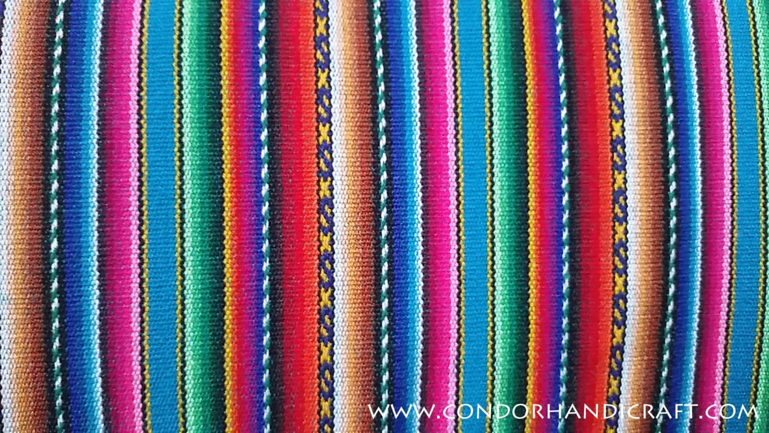 PERU FABRIC 1 meter Peruvian Blanket Inca by CondorHandicraft