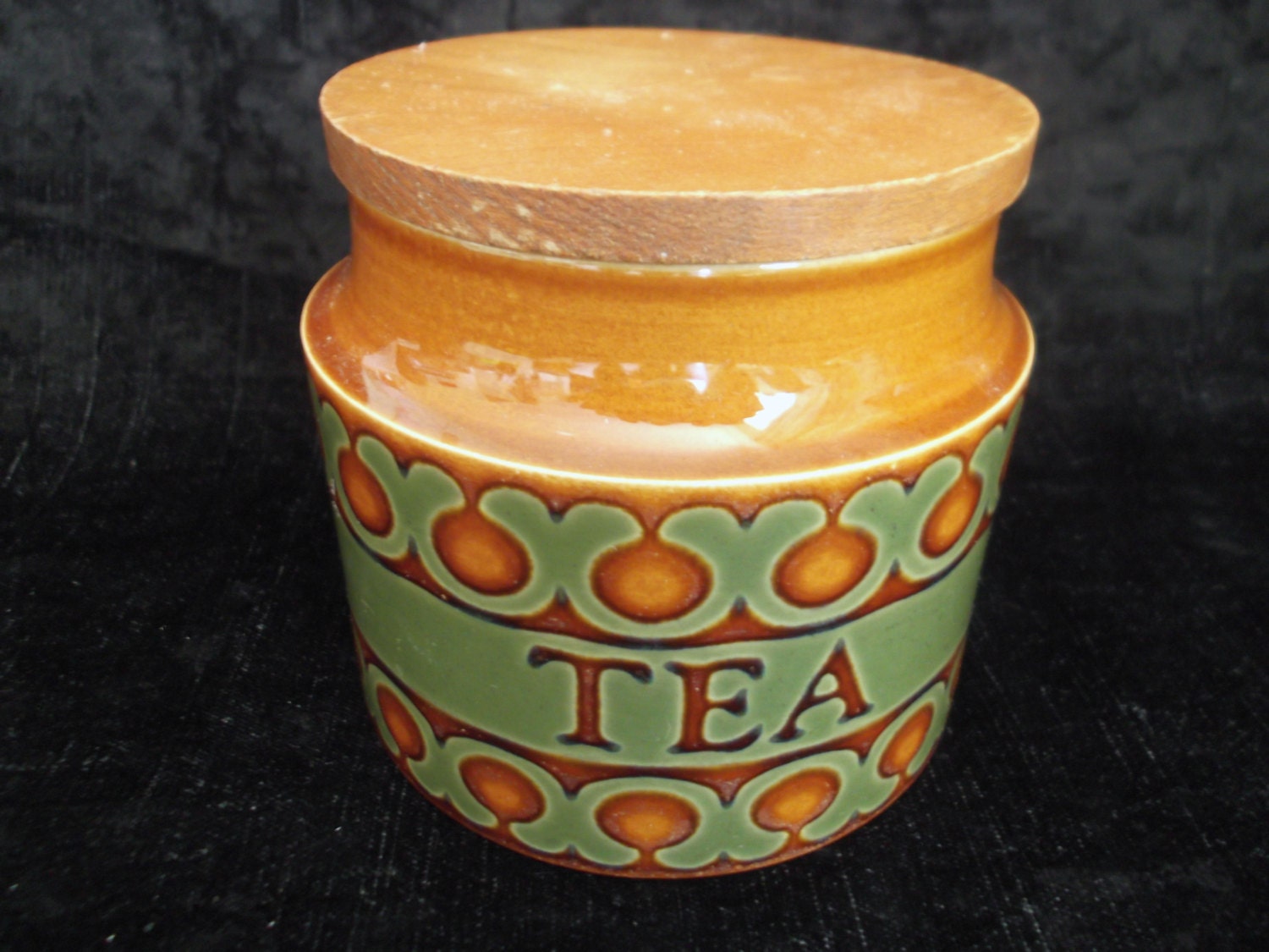 Hornsea Bronte Tea Storage cannister. Made in England.Vintage Hornsea ... Hornsea Bronte Tea Storage cannister. Made in England.Vintage Hornsea ...