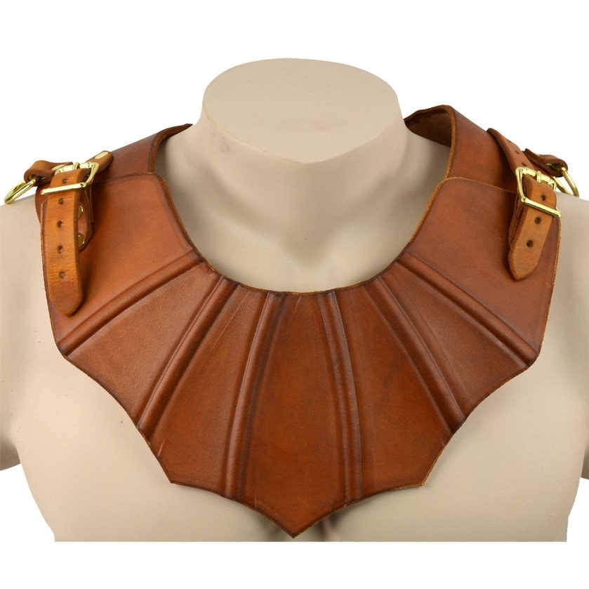 Gothic Leather Gorget Fantasy Leather Armor DK5403