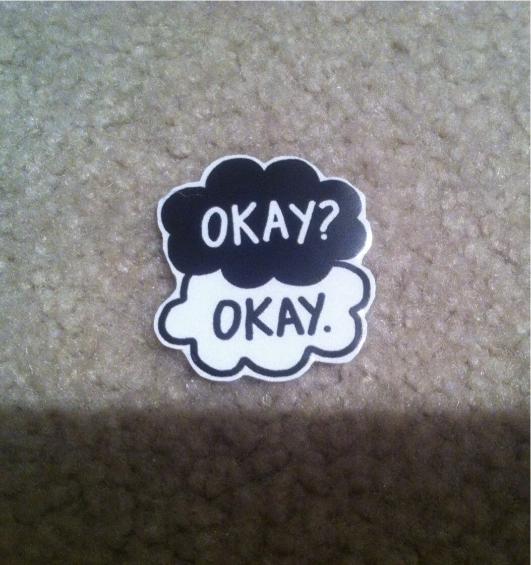 Okay Okay. sticker by CatsGroove on Etsy