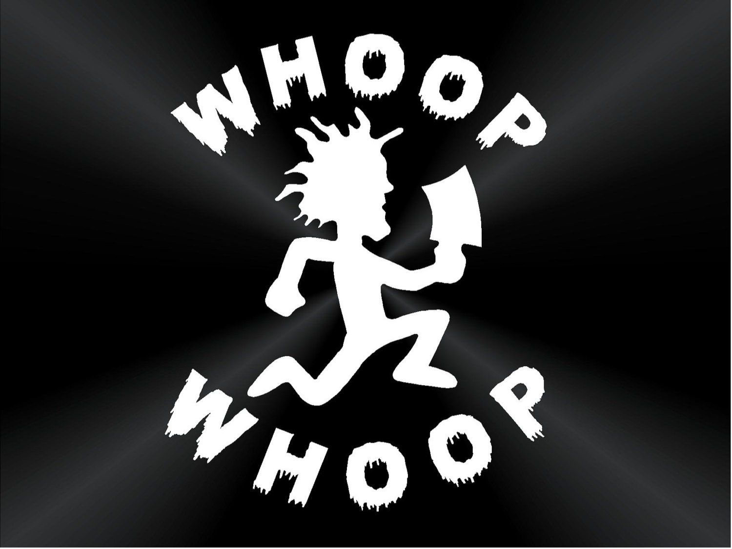 Hatchetman Decal Whoop-Whoop Juggalo Decals ICP by TruLineDecals
