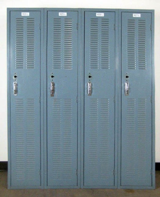 Dusky Blue Ventilated Full length Lockers – Haute Juice