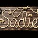 SADIE : 32 Western Rope Name Sign Cowboy Theme by RopeAndStyle