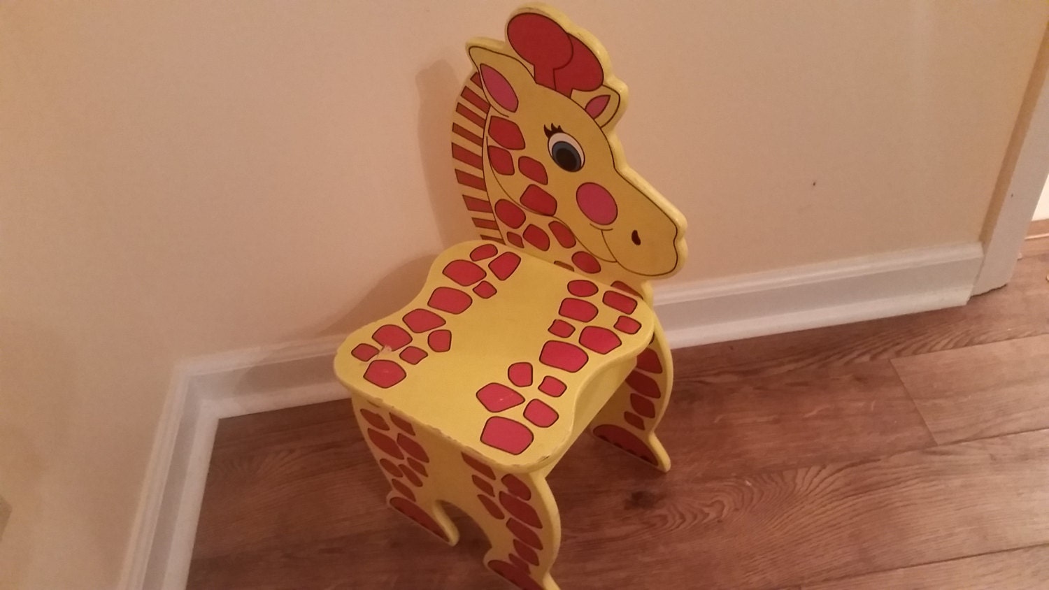Childs Chair – Giraffe Chair – Animal Chair – Childrens Furniture ...