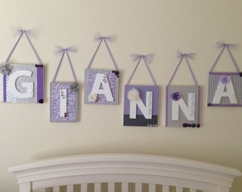 Unique letter block plaques related items | Etsy