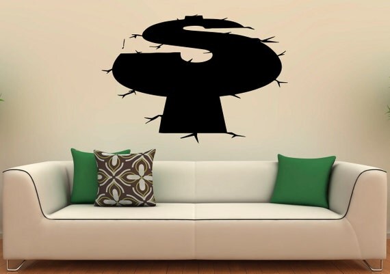 Money Sign Wall Decal Vinyl Stickers Bank Notes Home Interior