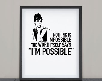 Popular items for audrey hepburn poster on Etsy