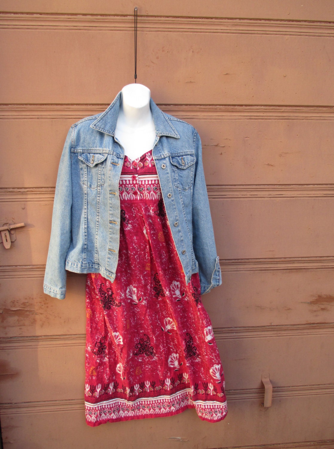 Vintage Denim Jean Jacket – Jean Jacket By Sundance – Light Colored ...