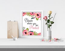 Popular items for bloom where you are planted on Etsy