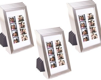 Photo Booth Wedding Event Frame Holds 5 2x6 Photo Strips